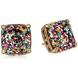 Brass Kate Spade New York Small Square Stud Earrings