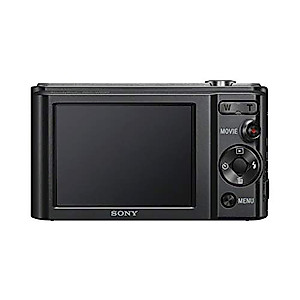 Sony DSCW800/B 20.1 MP Digital Camera (Black) (Renewed)