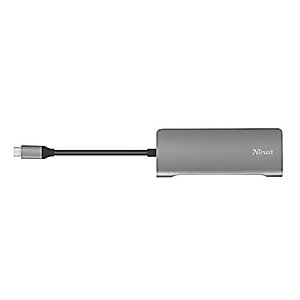 Trust Dalyx 7-in-1 USB-C Multi-Port Adapter - Grey