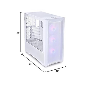 Lian Li LANCOOL II MESH C RGB-S USB Type-C Included Mid-Tower Snow White - LAN2MRS.50