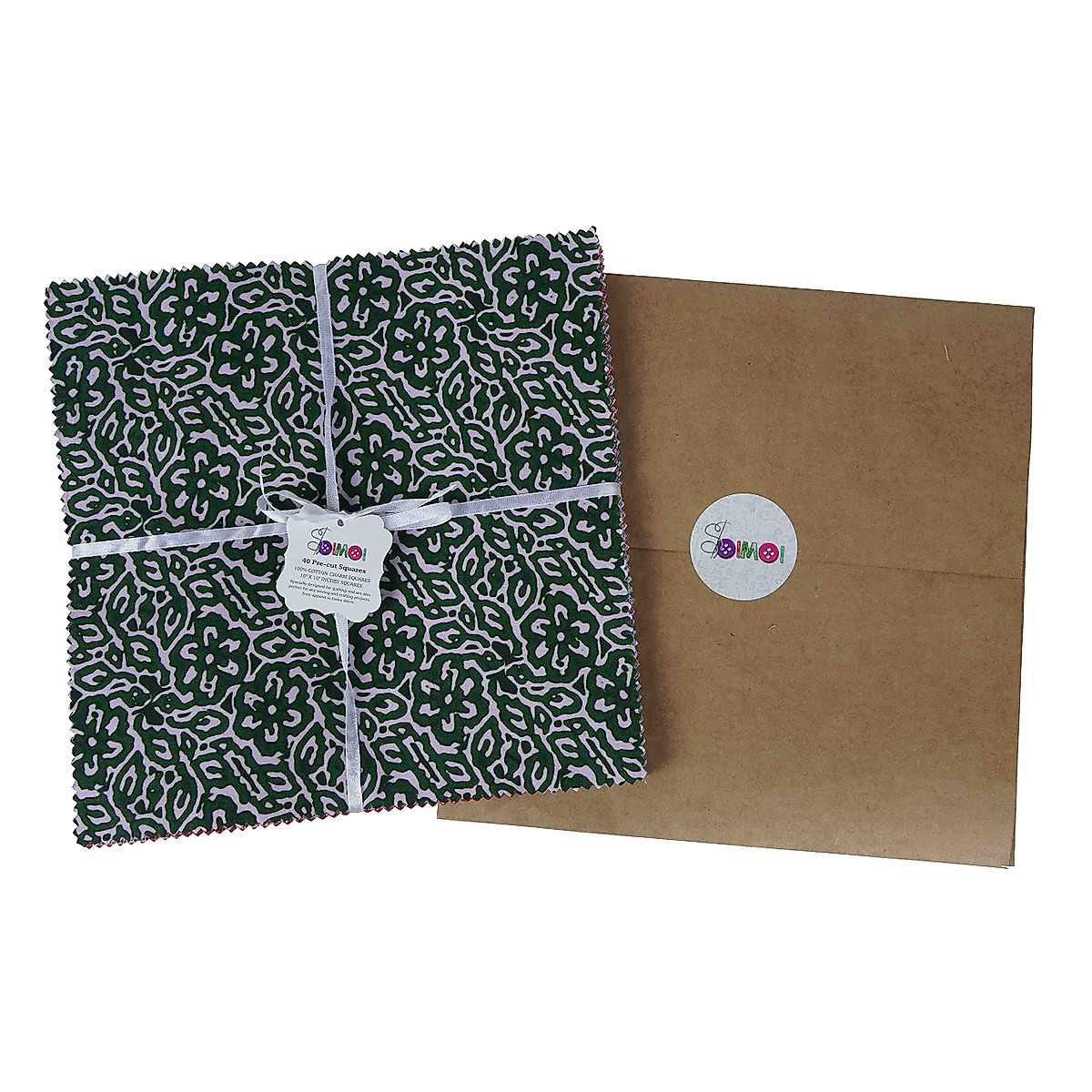 Precut 10-inch Prints Cotton Fabric Bundle Quilting Squares Charm Pack DIY Patchwork Sewing Craft-