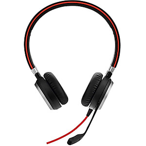 Jabra Evolve 40 Stereo UC - Professional Unified Communicaton Headset (Renewed)