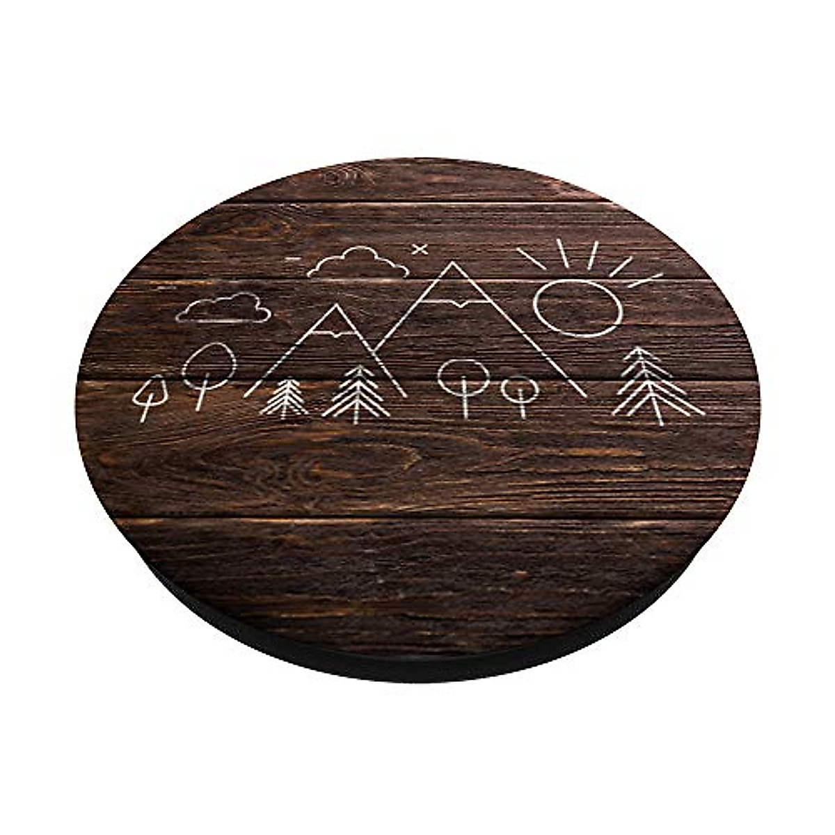 Simple Hiking Graphic Design For Men Women PopSockets Swappable PopGrip