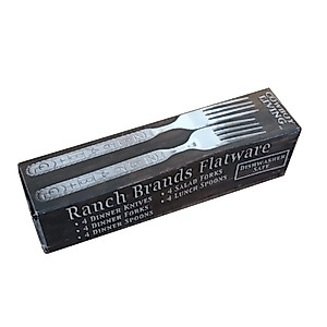 Ranch Brands Stainless Silverware Set (20 piece) by Cowboy Living