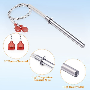 Criditpid Replacement SRV7000-660 Igniter for PelPro PP130, PP60, PP70 Pellet Stove, Pleasant Hearth PH35PS, PH50CABPS Pellet Stoves.