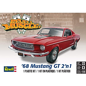Revell 1:25 '68 Mustang GT 2 'N 1, Red
