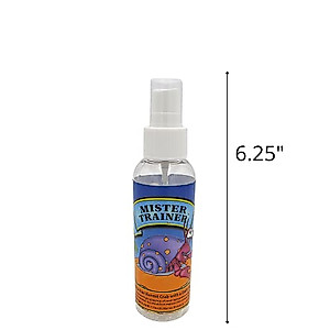 Needzo Hermit Crab Misting Spray Bottle for Cages and Terrariums, Water Bottles for Crabs, Reptiles, and Amphibians, First Pet Starter Kit, Pack of 3, 6.5 Inches