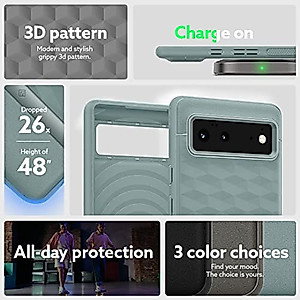 Caseology Parallax Protective Case Compatible with Google Pixel 6 Case (2021) - Sage Green