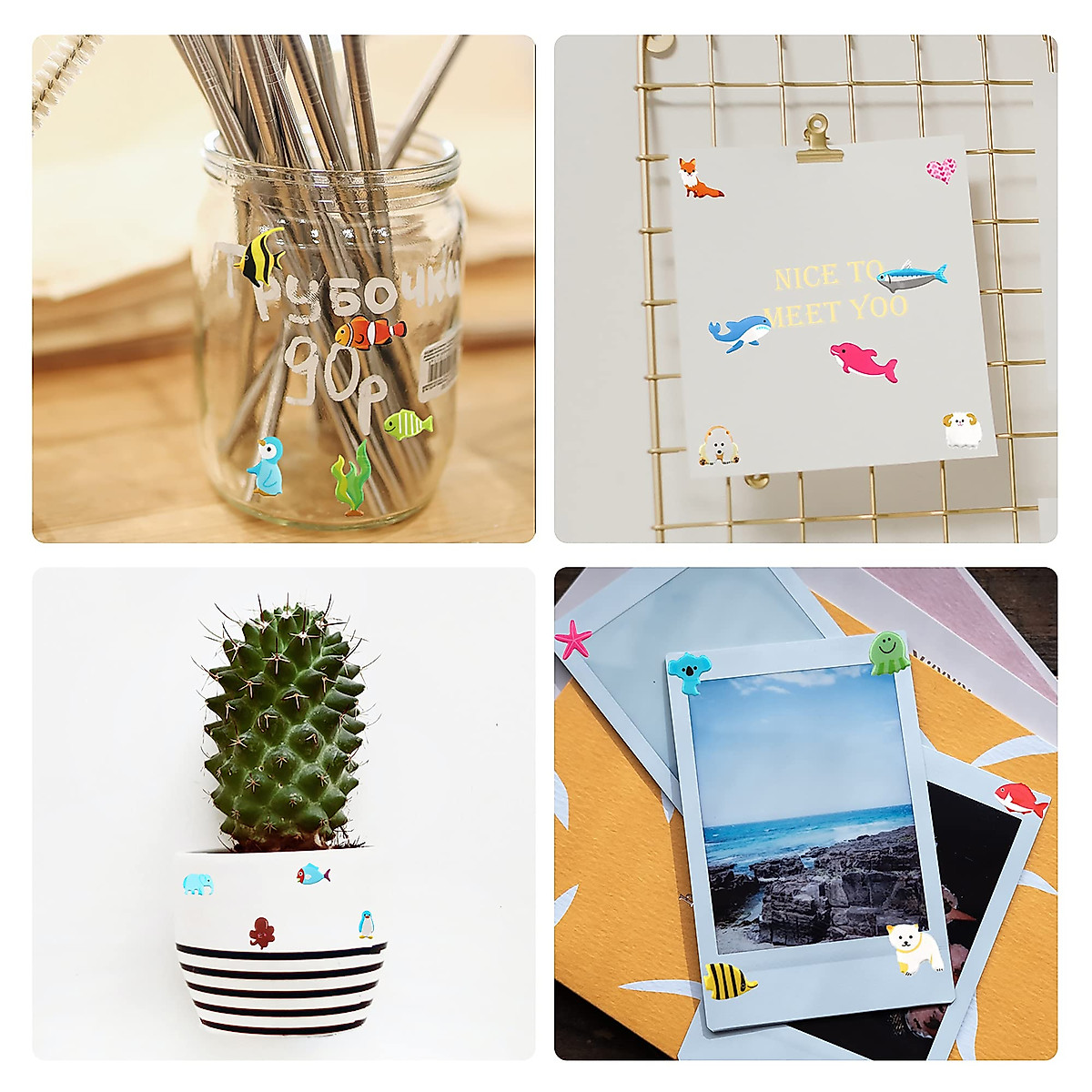 SAVITA 3D Stickers for Kids & Toddlers 500+ Puffy Stickers Variety Pack for Scrapbooking Bullet Journal Including Animal, Numbers, Fruits, Fish, Dinosaurs, Cars and More…