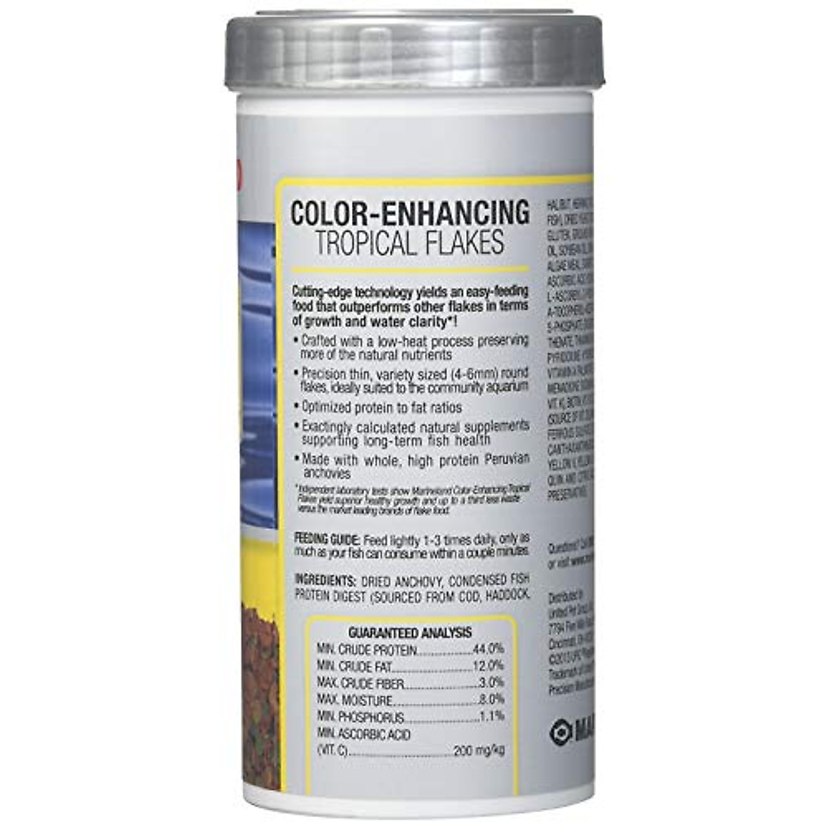 Marineland Color-Enhancing Tropical Flakes Color 3.36oz