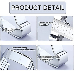 Ocean Creature Mermaid Cookie Cutters Set 9 PCS Metal Cookie Cutters for Baking Dolphin,Clownfish,Mermaid Tail,Octopus,Seahorse,Starfish,Seashell,Jellyfish,Shark Cookie Cutters Molds