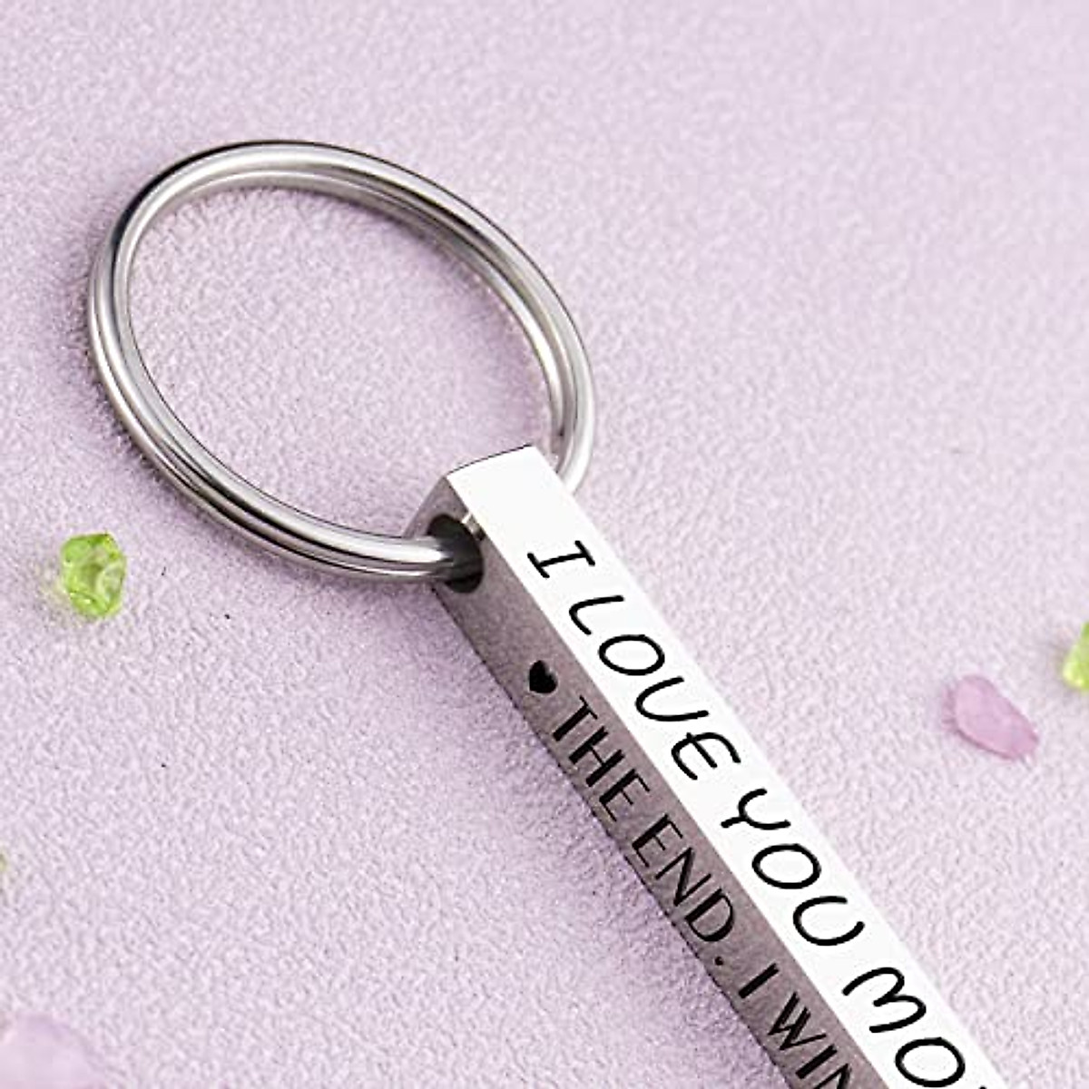 Valentine's Day Gift for Men Women Stocking Stuffer for Men Boyfriend Him Her Couple Keychain I Love You Keychain for Girlfriend Husband Wife Keychain Gifts for Him Her Valentine Day Gifts