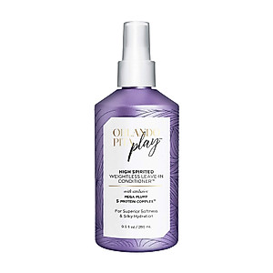 ORLANDO PITA PLAY High Spirited Leave-in Conditioner, Exclusive Mega Pump 5 Protein Complex, For Superior Softness & Silky Hydration, Adds Volume to Any Hair Type, 9.5 Fl Oz