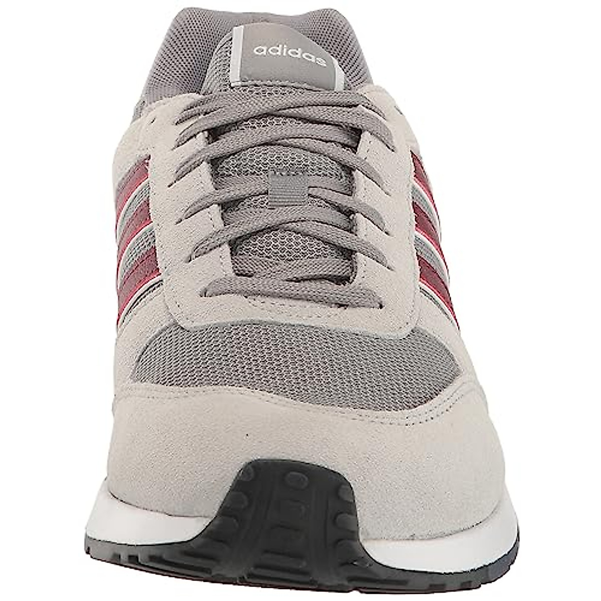 adidas Men's Run 80s Sneaker, Grey/Shadow Red/Shadow Navy, 11