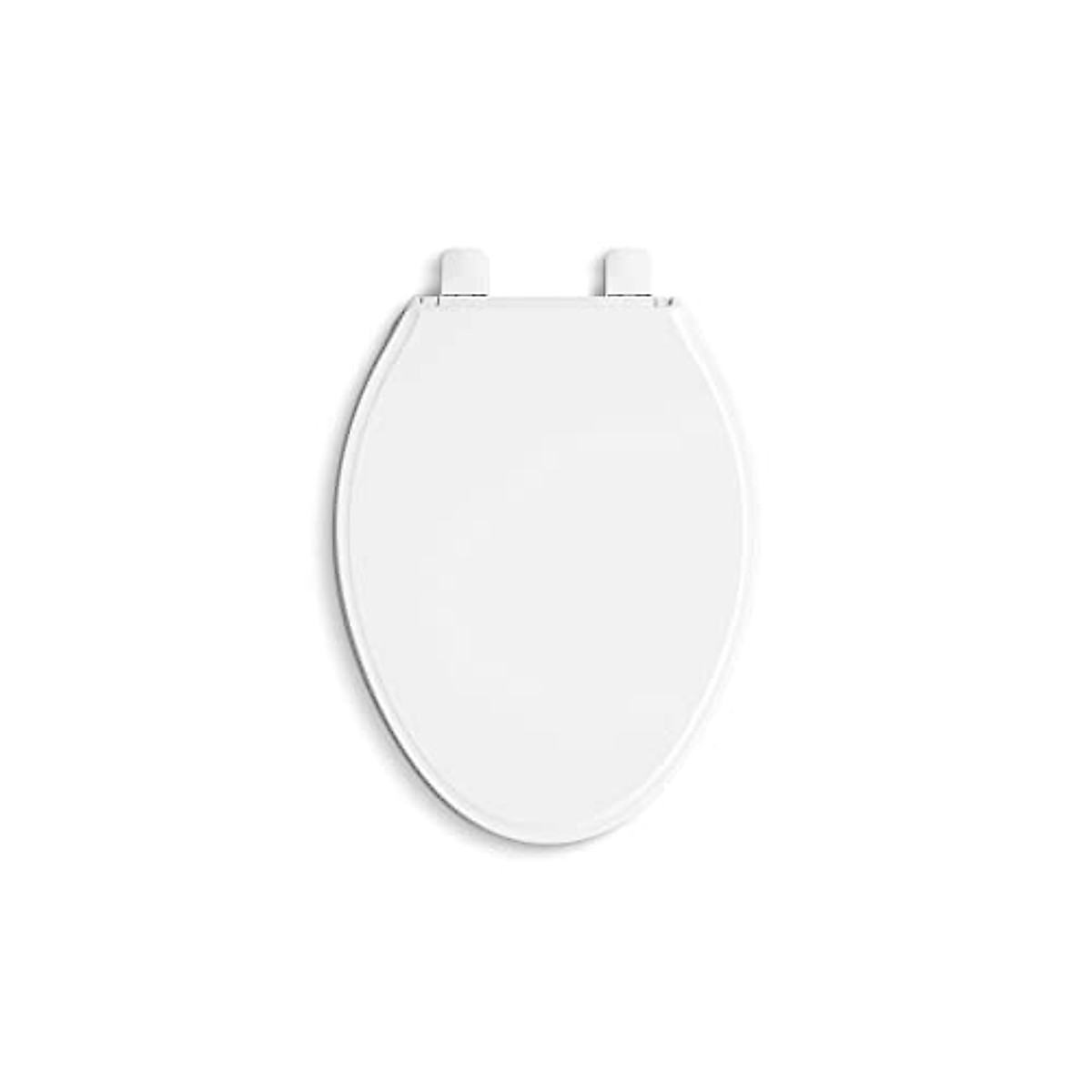 KOHLER 24295-0 Figure ReadyLatch Elongated Toilet Seat, Quiet-Close Lid and Seat, Countoured Seat, Grip-Tight Bumpers and Installation Hardware, White