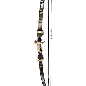 Barnett Wildhawk Compound Bow, Youth Bow Ages 5+, with 2 Arrows, in Mossy Oak Bottomland