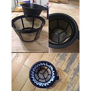 NRP Mesh Bottom Coffee Permanent Filter Universal Fit 10-cup BUNN Coffeemaker BTX, GRX, HG, HT NHB, NHS, ST & Other 12cup Filter Coffeemakers