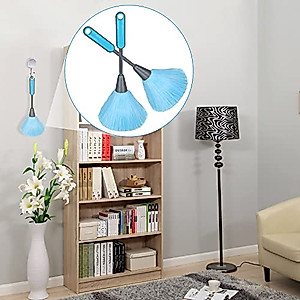 FVIEXE 8PCS 10 Inch Mini Feather Dusters for Cleaning, Small Microfiber Delicate Duster Laptop Computer Keyboard Electrostatic Cleaning Duster Washable, Screen Static Dusting Wand