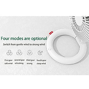 Dalontun Desk Fan Table Shaking Fan Air Circulator Home Office 3 Speed Battery Operated 7 Inch Clip Bedroom Cooling JP-ytts 0