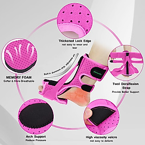 Plantarelief Plantar Fasciitis Night Splint: Plantar Fasciitis Relief Heel Pain for Women Men - Plantar Fasciitis Brace Arch Support - Dorsal Night Splints Relief Achilles Tendonitis Foot Drop