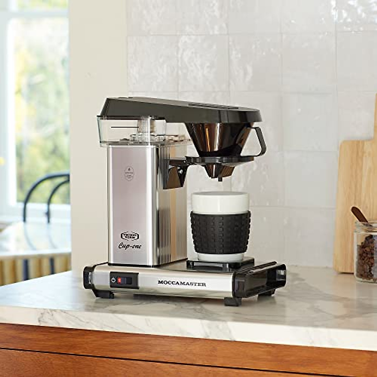 Technivorm Moccamaster 69212 Cup One, One-Cup Coffee Maker 10 Ounce Polished Silver