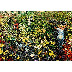 SOLD Time for Harvest, Tuscany Italy Vineyard By Internationally Renown Painter Andre Dluhos