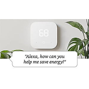 Certified Refurbished Amazon Smart Thermostat – ENERGY STAR certified, DIY install, Works with Alexa – C-wire required