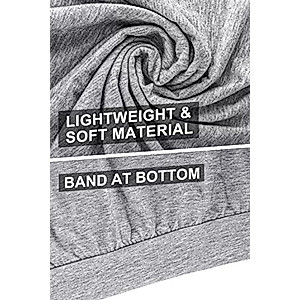 BLEVONH Tops to Hide Belly for Women Yoga Shirts for Women Loose Fit Laides Basic Running Tanks Banded Bottom Tops Athleisure Wear Pattern Blue XX-Large