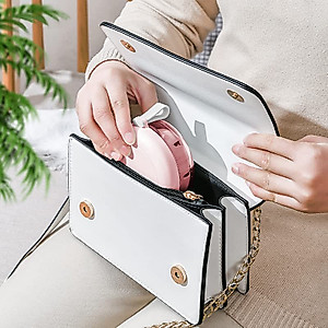 Denture Case, Definitely No-Leak Denture Bath Box for Traveling Perfectly, Denture Cup with Strainer & Magnetic Mirror,Completely Clean Care for Retainer, Mouth Guard, & Denture(PINK)…