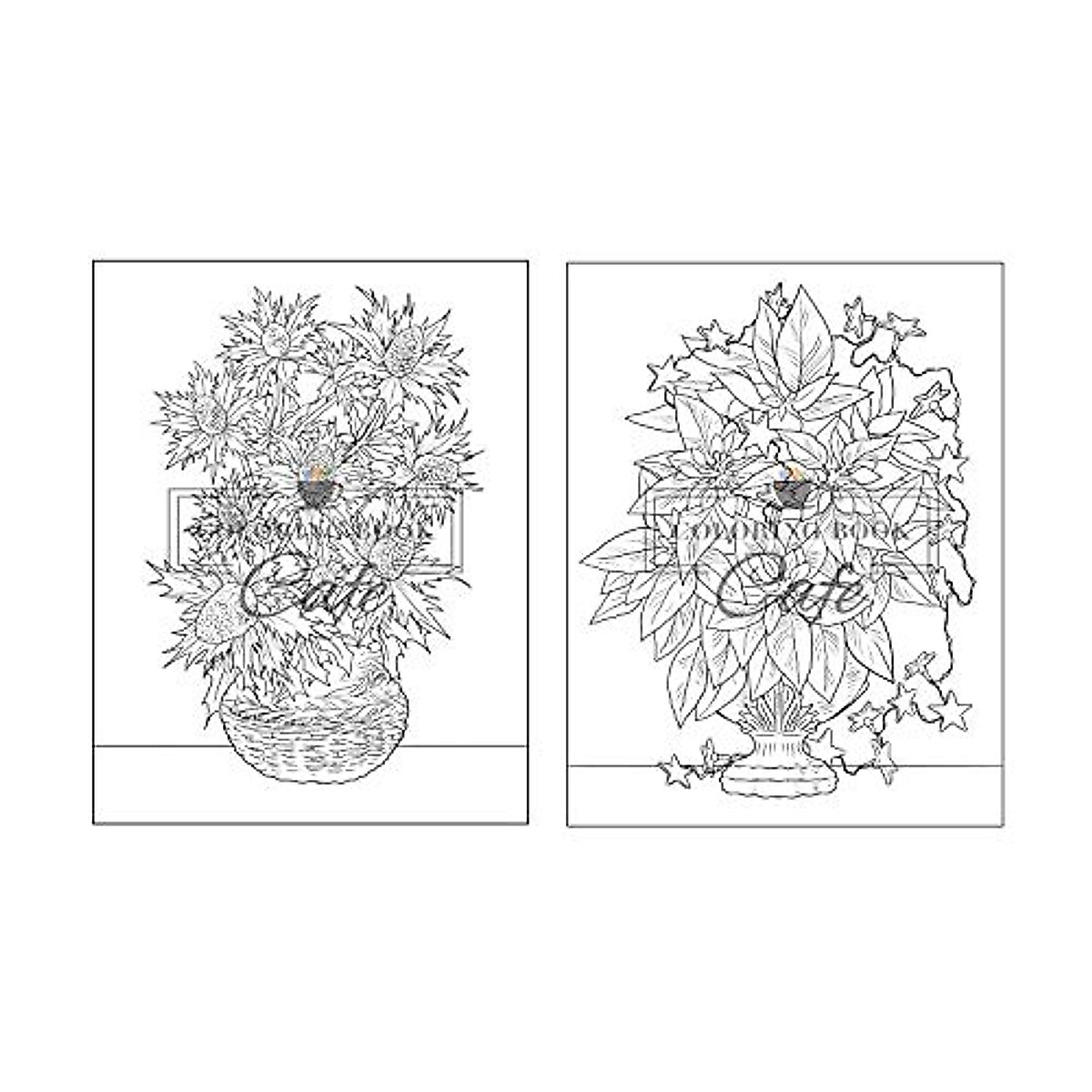 Winter Florals Coloring Book: An Adult Coloring Book Featuring Winter Floral Arrangements, Beautiful Holiday Bouquets and Exquisite Christmas Flowers