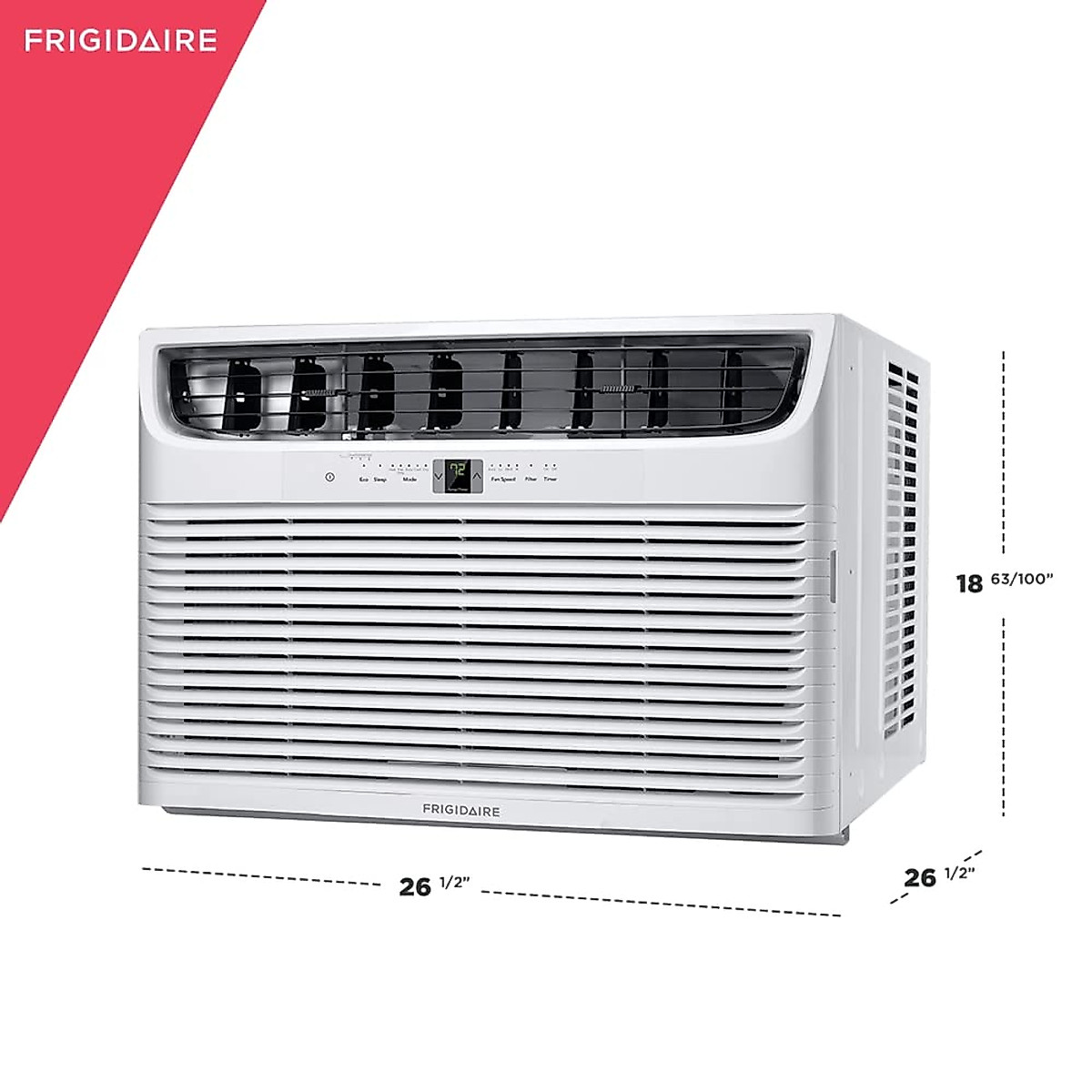 25,000 BTU Window Air Conditioner with Supplemental Heat