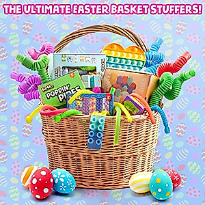 BUNMO Sensory Suction Bath Toys 10pcs | Connect, Build, Create | Mold Free Bath Toys | Hours of Fun & Creativity | Montessori Toys | Sensory Toys | Baby Easter Basket Stuffers for Babies