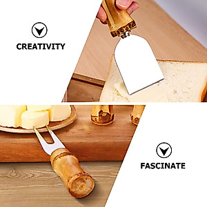 Hemoton 1 Set Cheese Set Cheese Fork Kitchen Cheese Cutter Multi-Function Cheese Tool Cheese Accessory Household Cheese Cutter Kitchen Cheese Tool Cheese Spatula Small Cheese Tool