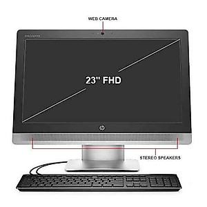 HP EliteOne 800 G2 23 FHD All in One PC - Intel Core i5-6500 3.2GHz 16GB 256GB SSD DVD Webcam WiFi Windows 10 Pro (Renewed)
