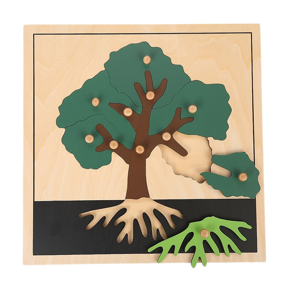 MEYOR Montessori Tree Puzzle for Early Preschool Education Learning Toy