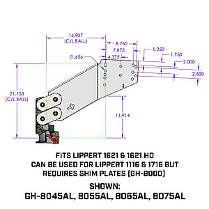 GEN-Y Hitch GH-8045AL Executive Torsion-Flex SnapLatch Fifth Wheel to Gooseneck 2 5/16" Coupler, 1.5K - 3.5K Pin Weight, 21K Towing - Check Fitment Chart