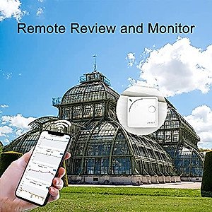 UbiBot WS1 WiFi Temperature Humidity Sensor, Smart Temperature Monitor，Thermometer Supports External Probe, Alerts & History，Free IoT App/Web Console, IFTTT, Alexa, (2.4GHz WiFi，no hub Required)