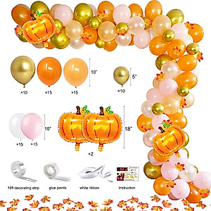 Little Pumpkin Baby Shower Decorations, Little Pumpkin Party Decorations for Rustic Fall Autumn Baby Shower Party Supplies, Halloween Thanksgiving Baby Shower Decor，A Little Pumpkin is On The Way