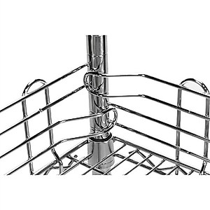 Shelving Inc. 12" w Ledge for Wire Shelving, 4 Count