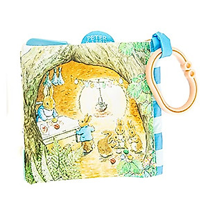KIDS PREFERRED Peter Rabbit Soft Book with toy, Teether and Crinkle, 5 Inches