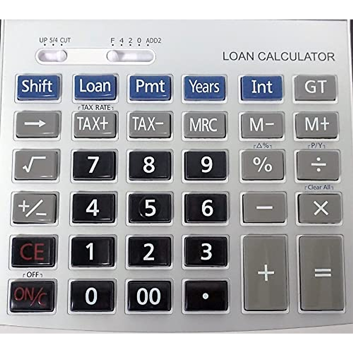 Victor 6500 12-Digit Desktop Financial Calculator, Loan & Mortgage Payments and Interest Calculator for Real Estate, Cars, Boats, and Homes. Battery and Solar Hybrid Powered LCD Display, White