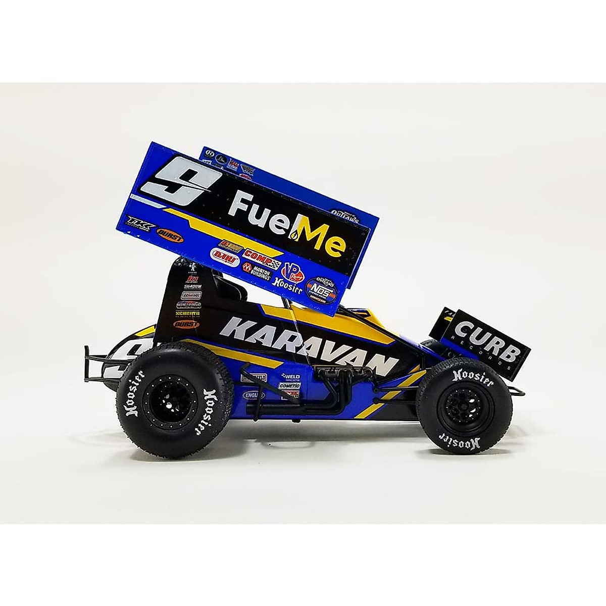 Winged Sprint Car #9 Kasey Kahne Karavan - Fuel Me Kasey Kahne Racing World of Outlaws (2022) 1/18 Diecast Model Car by Acme A1822012