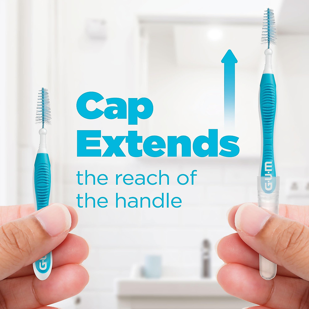 GUM Proxabrush Go-Betweens - Wide - Interdental Brushes - Soft Bristled Dental Picks for Plaque Removal &amp; Gum Health - Safe for Braces &amp; Dental Devices, 10ct