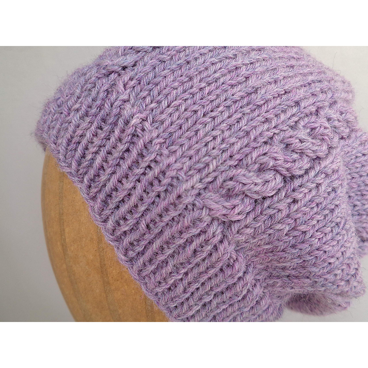 Hand Knit Slouch Hat, Soft Wool, Slouchy Beanie Women & Teen Girls, CHOOSE COLOR