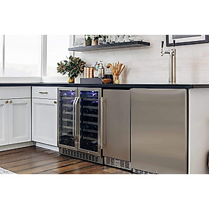 Watoor Undercounter Commercial Ice Machine Built-in Ice Maker with Internal Drain Pump,Reversible Door, Auto Self-Cleaning 80lbs / 24hrs