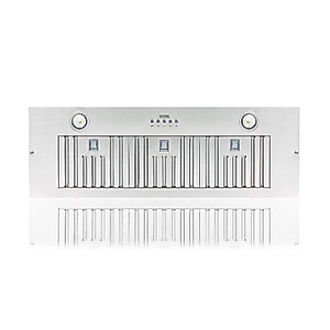 KOBE Range Hoods INX2936SQBF-500-1 Built-In/Insert Range Hood, 36", Stainless Steel
