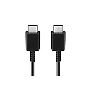 Samsung Galaxy USB-C Cable (USB-C to USB-C) - Black - US Version with Warranty, Laptop