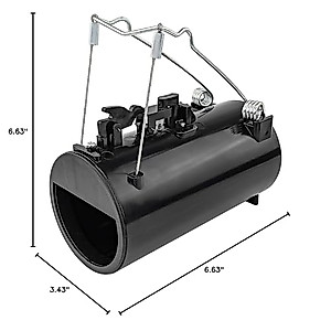 Southern Homewares Black Hole Gopher / Rodent / Mole Easy Set Spring Loaded Trap, Non-Toxic Pest Eliminator 2.0