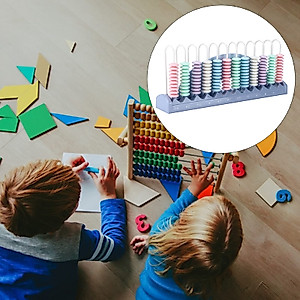 Educational Math Games Preschool Learning Toys , babies Abacus Colorful Plastic Educational Abacus with Counting Sticks for babies Number Learning Toy , babies Abacus Colorful Plastic Educati