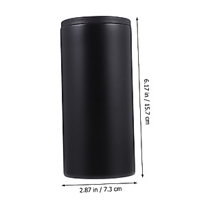 SHOWERORO 1pc Vacuum Insulation Tank Beer Chiller Bucket Insulated Can Cooler Beer Cooling Bucket Beverage Cooler Beer Bottle Can Cooler Travel Cup Stainless Steel Soft Drink Child Fashion